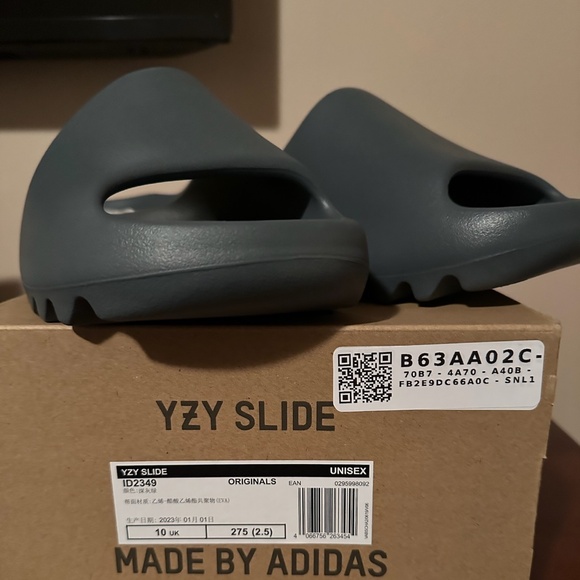 adidas | Shoes | Yeezy Slides Slate Marine | Poshmark